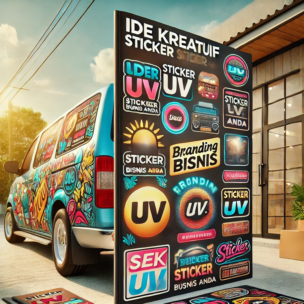 Ide Kreatif Penggunaan Sticker UV untuk Branding Bisnis Anda - Easy Print